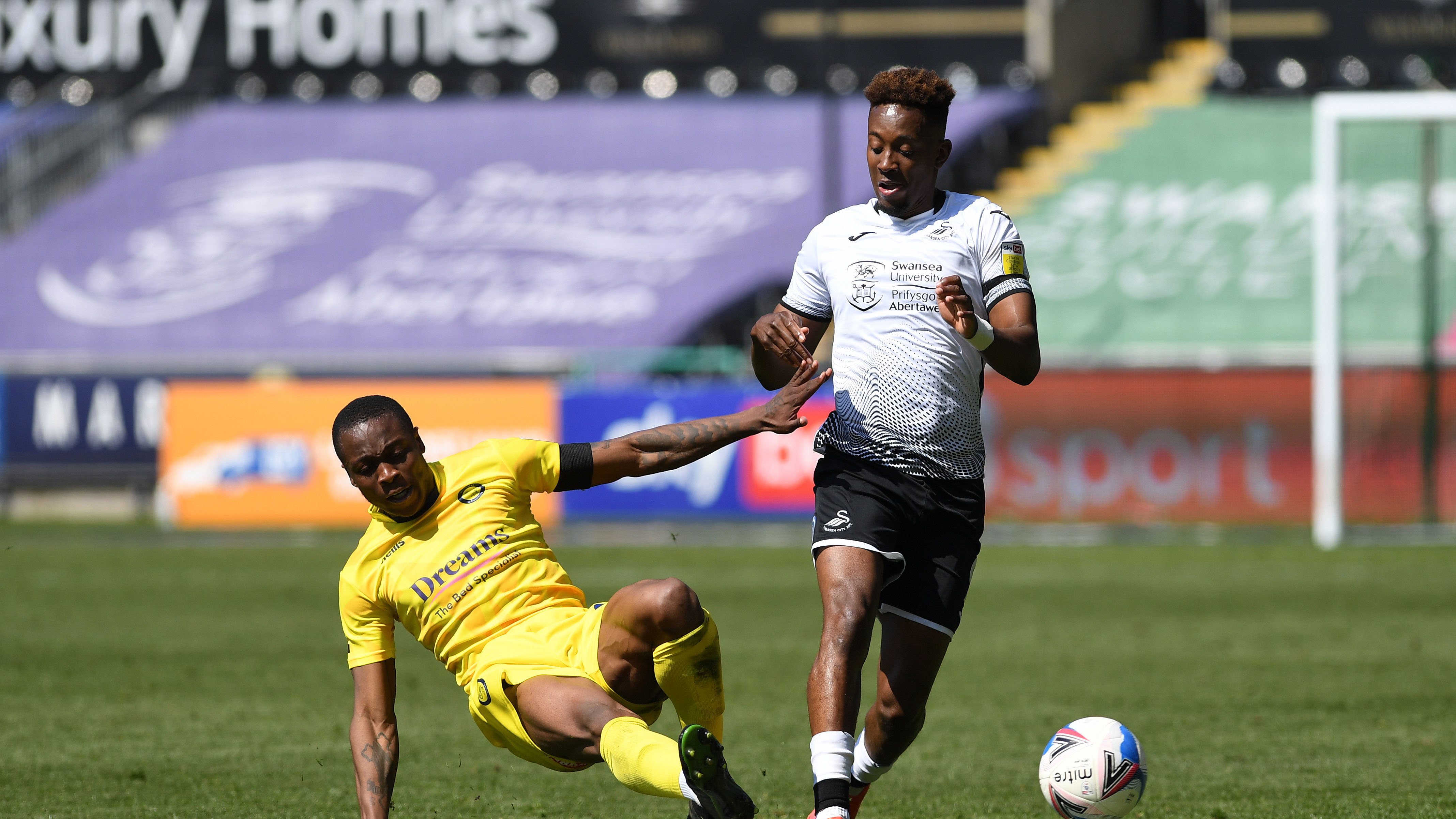 Wycombe home Jamal Lowe | Swansea